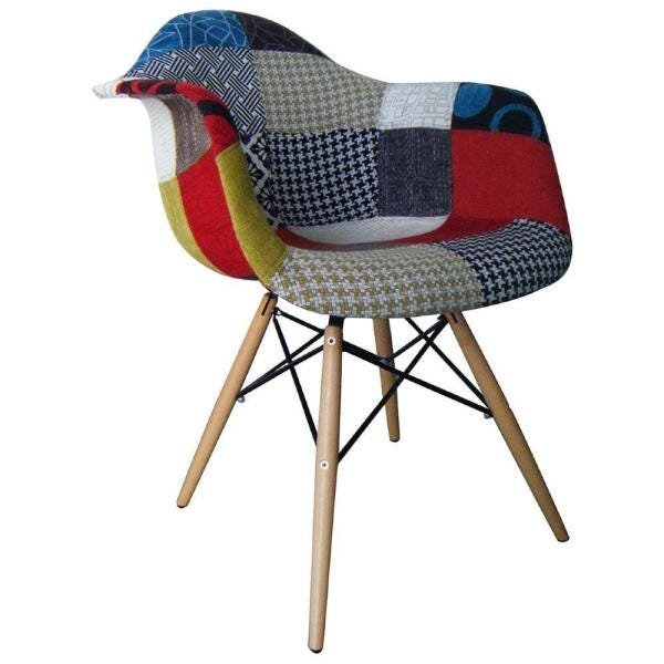 Poltrona Patchwork Charles Eames - AJE010 | MadeiraMadeira