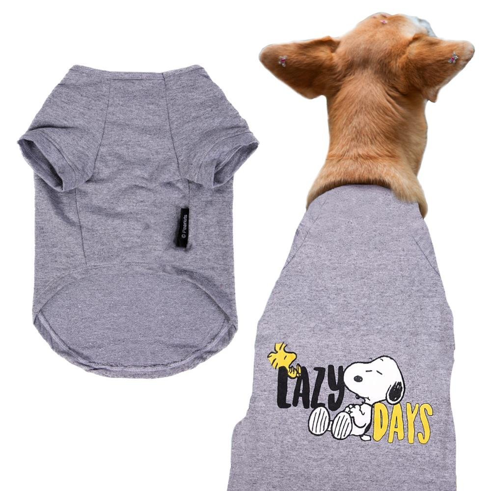 Roupa Para Cachorro Camiseta Inverno Snoopy LazyDays Cinza G ...