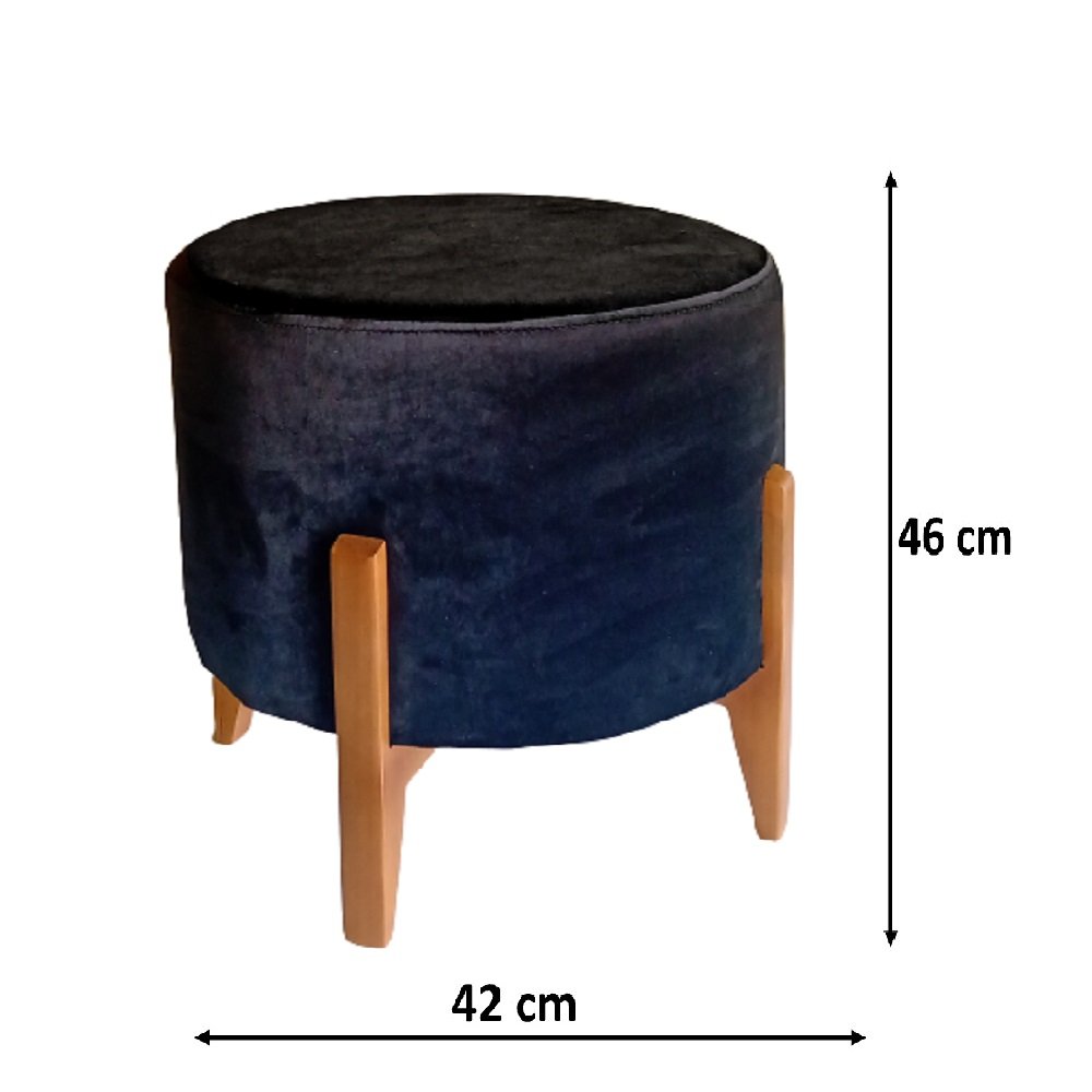Puff Redondo Lebron. Puff Decorativo Redondo Para Sala. DECOR MOBILLE ...