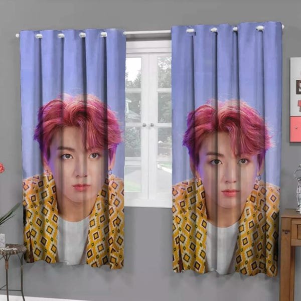 Cortina Roma - Decoração - K-pop - BTS Bangtan Boys - Fofo | MadeiraMadeira