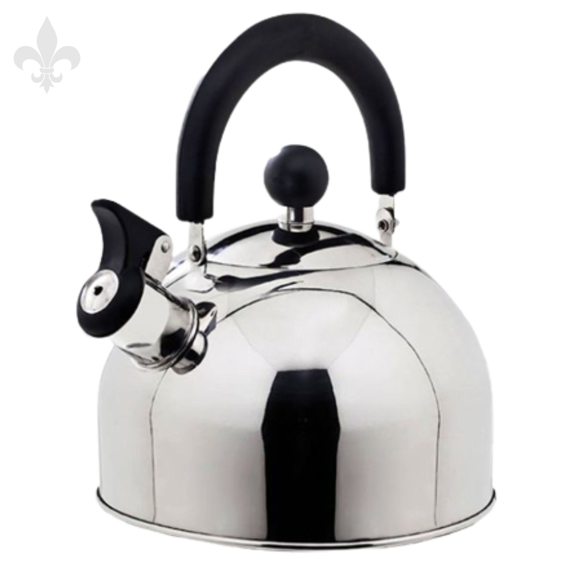 Chaleira De Aço Inox C/ Apito 1,8 Litro Tampa E Alça Cozinha ...