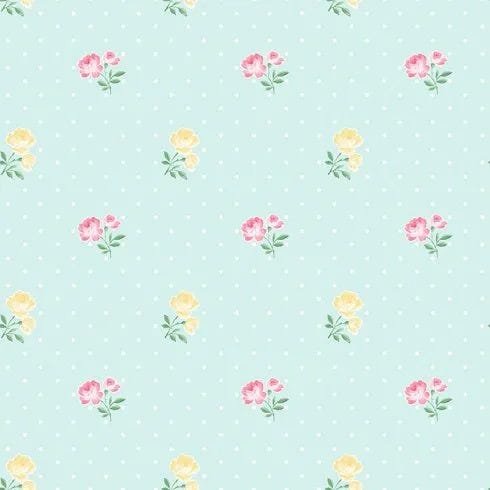 Papel de Parede Alice Poá Florido LL00348 Alice LL00348 | MadeiraMadeira