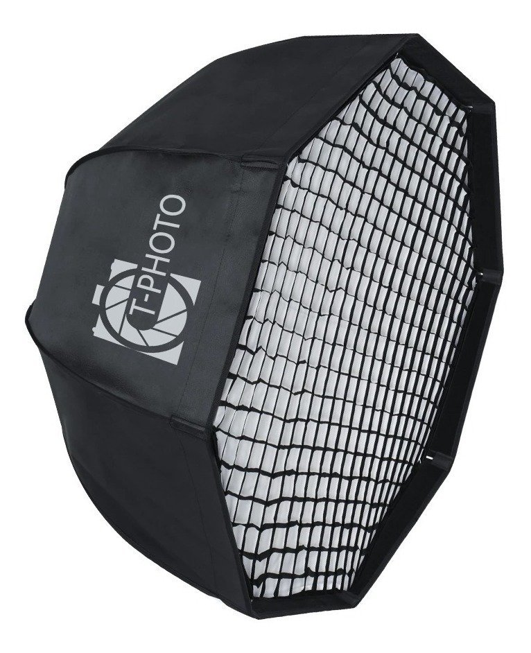 Softbox Octabox 80Cm Com Grid Para Flash Tocha T-Photo U UNICA UNICA ...