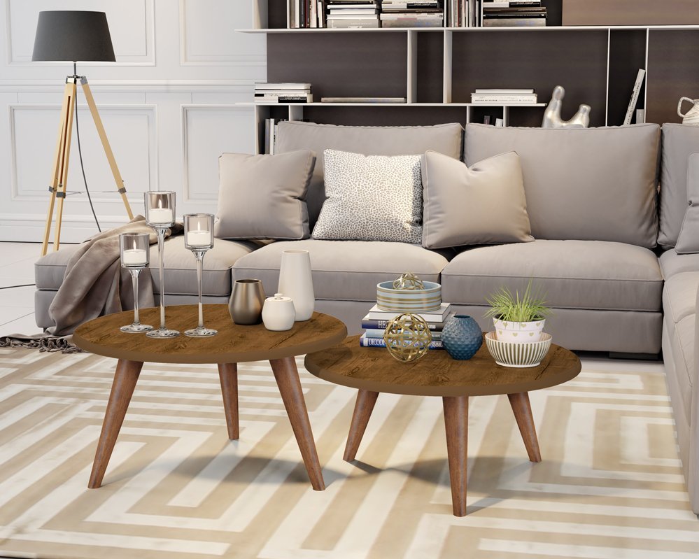 Conjunto Mesa de Centro ISIS - Madeirado | MadeiraMadeira