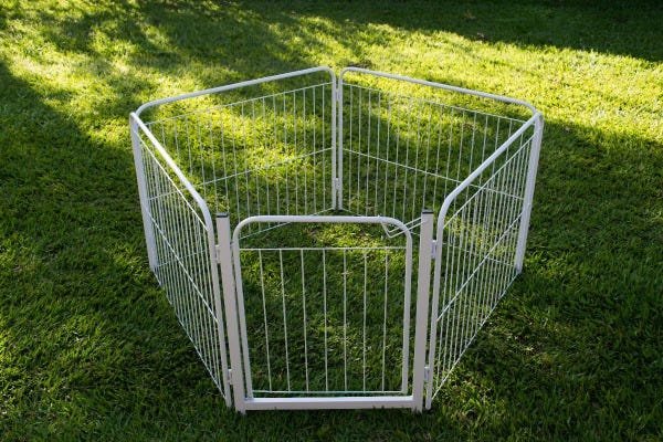 Cercado Pet Util 4/90 Cães Canil Pet Cachorro 4/90 com Portão Fixador ...