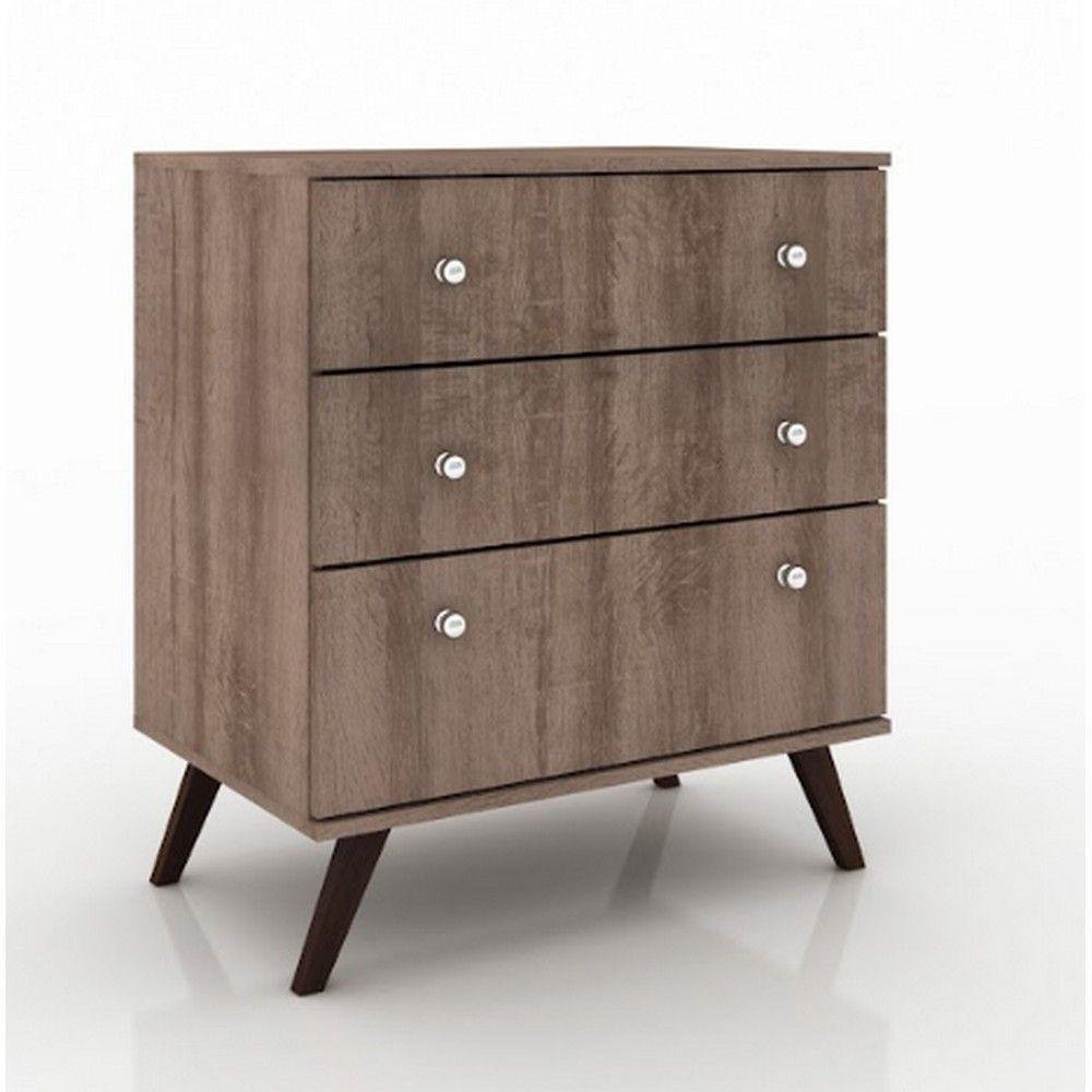 Comoda Retro 700x800x450mm Movelbento Rustico | MadeiraMadeira