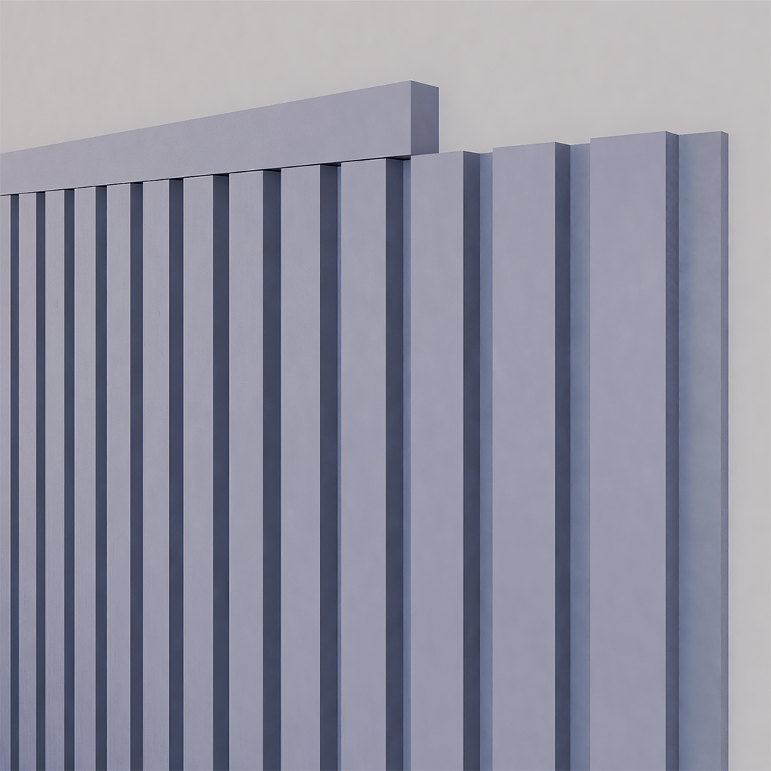 Painel Ripado Meia Parede Decorativa Eva 15 Ripas de 110cm e Perfil de ...