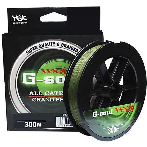 Linha Multifilamento YGK G-Soul WX8 PE 6 80lb 300m | MadeiraMadeira