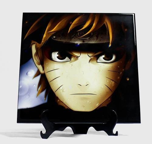 Quadro De Azulejo Naruto 20x20 (geek/nerd) Anime M1 | MadeiraMadeira