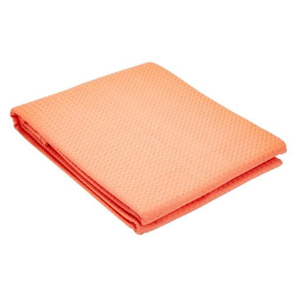 Colcha Teka Casal Lisa Laranja Tecido Piquet (200x220cm) | MadeiraMadeira