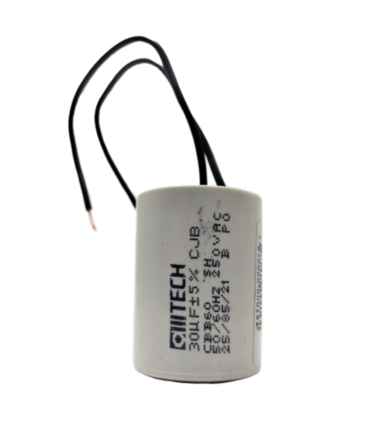 Capacitor De Partida P/ Motor Portão Rossi 30uf 250vac 110v ...