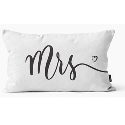 CAPA DE ALMOFADA RETANGULAR 30X50 - Mrs | MadeiraMadeira