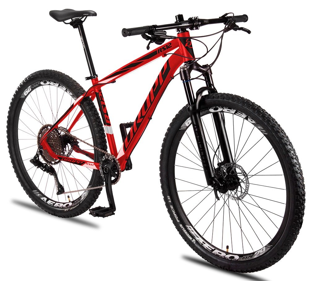 Bicicleta Aro 29 Dropp Race 12V Absolute Suspensão Ar Trava Guidão ...