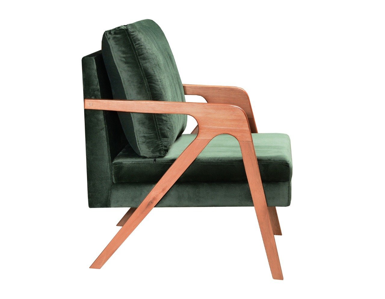 Poltrona Mona Luxo Madeira Maçica Zurc Decor Couríssimo bege 304 ...