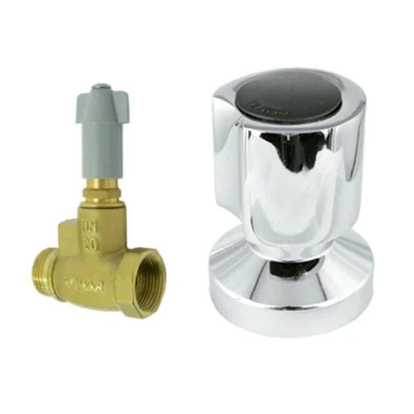 Registro de Pressão Romar com Acabamento C40 Luny 1/2" 2416140 Cromado ...