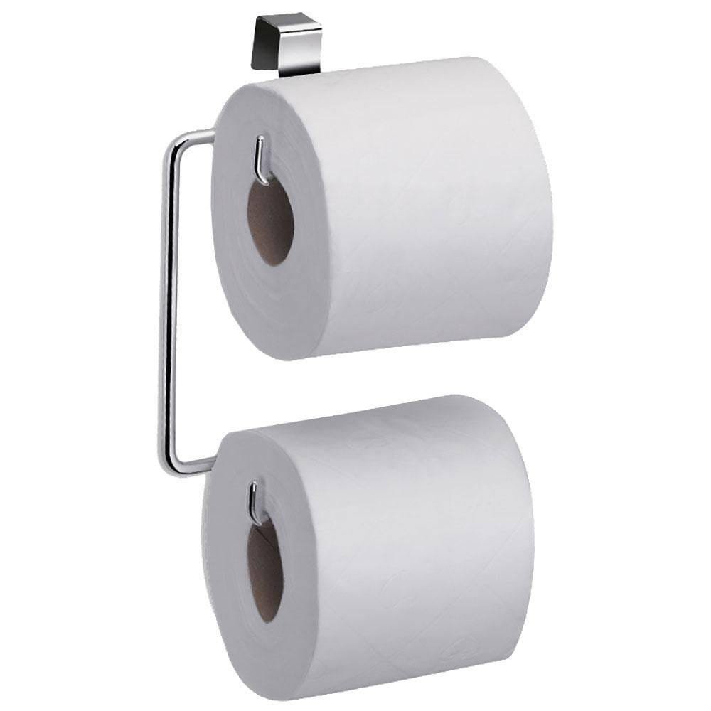 Porta Rolo Arthi Duplo com Caixa Acoplada Cromado | MadeiraMadeira