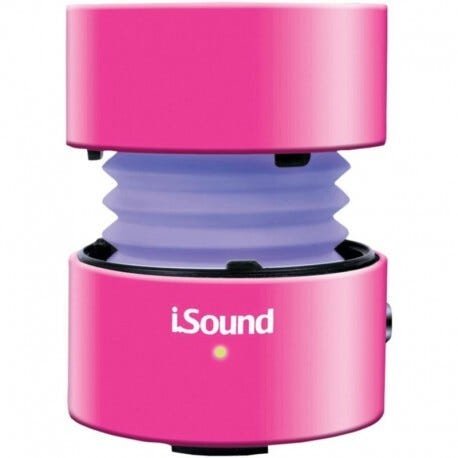 Caixa de Som Isound Fire Waves Rosa | MadeiraMadeira