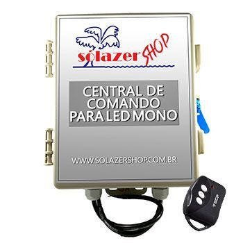 Central de Comando Leds PISCINA Monocromático com Controle 15A/180W ...