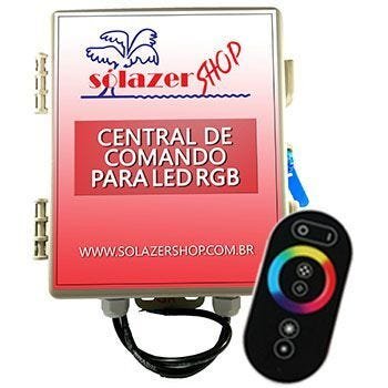 Central De Comando LED RGB Controle Touch 15A/180W | MadeiraMadeira