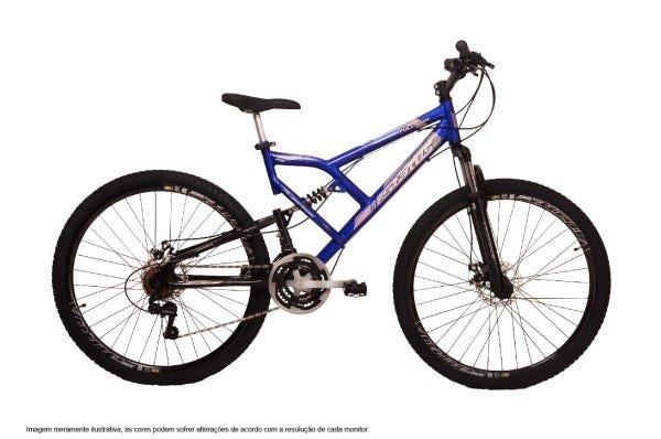 Bicicleta Aro 29 21v Status Full - Azul | MadeiraMadeira