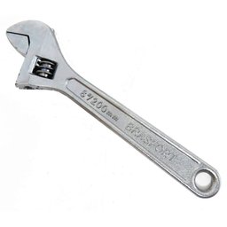 Chave Inglesa 8 Pol. Cromada 200mm Brasfort | MadeiraMadeira