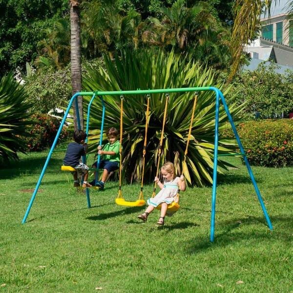 Balanço Playground Com 2 Balanços Vai E Vem Balanco Brink | MadeiraMadeira