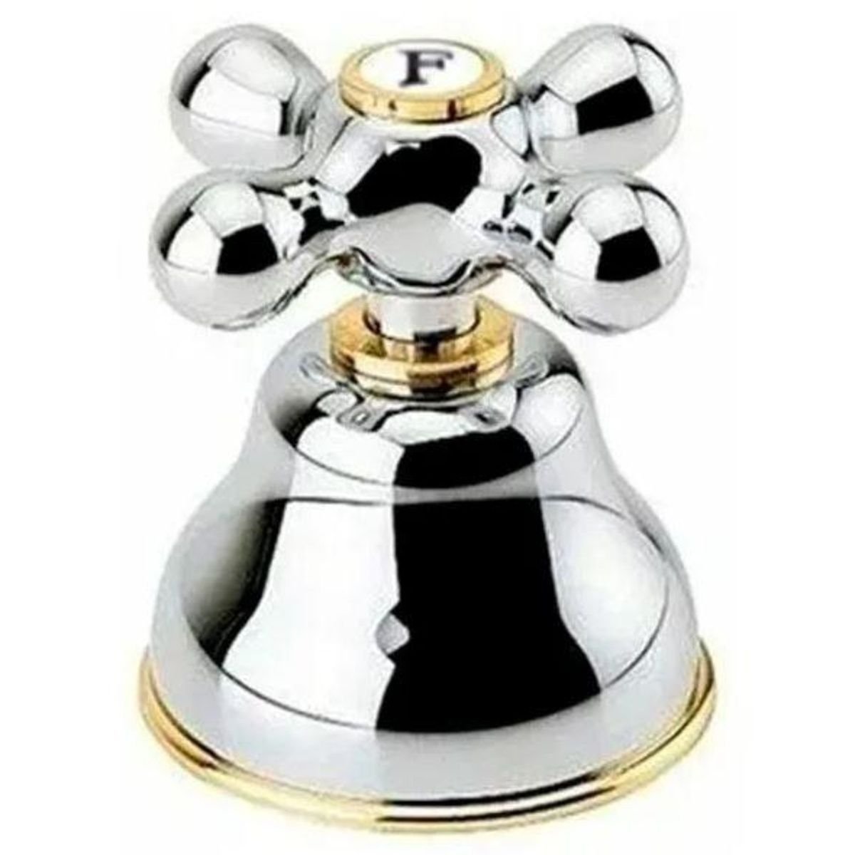 Acabamento Registro Deca Belle Epoque Cromado / Dourado 3/4 ...