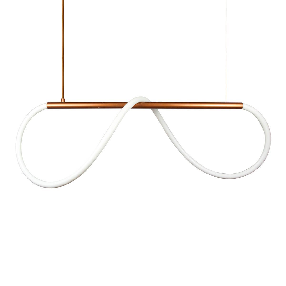 Lustre Design Moderno Rope 38w - Silicon Led 6000k - Bronze ...