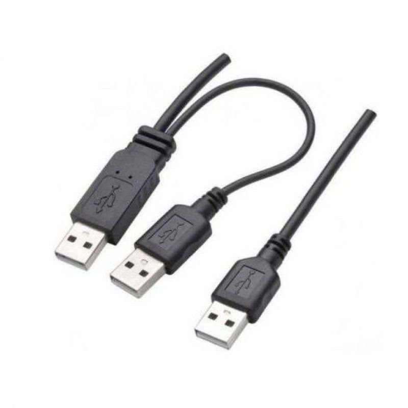 Cabo Y Usb 2.0 a Macho para 2 X Usb 2.0 a Macho | MadeiraMadeira