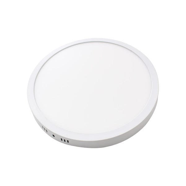 Kit 3x Painel Plafon Led 25w Luminária Sobrepor Redondo Branco Frio ...