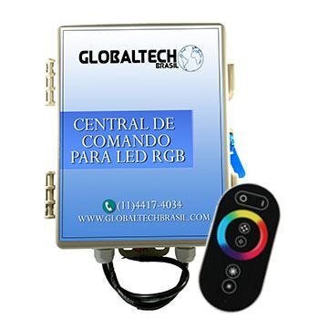 Central De Comando LED RGB Controle Touch - 180W/15A | MadeiraMadeira