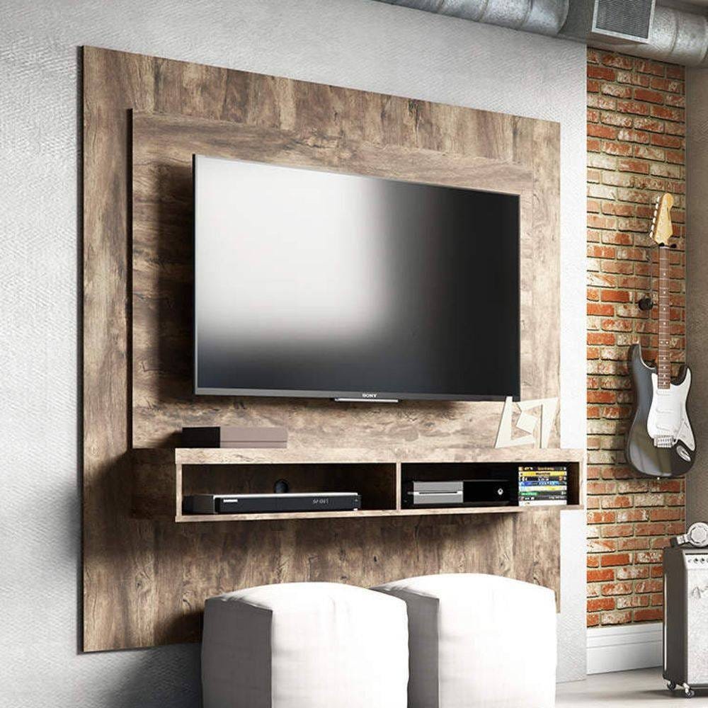 Painel para TV até 55 Polegadas Milão Línea Brasil Rústico | MadeiraMadeira
