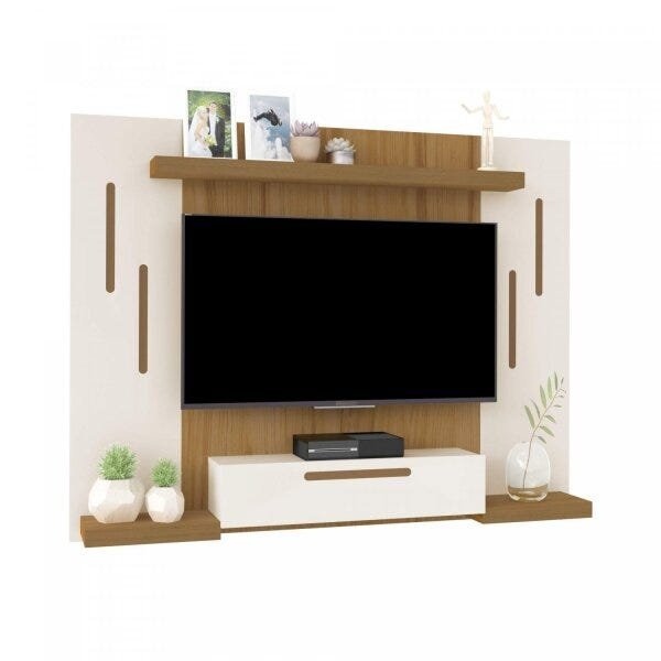 Painel para TV até 50 Polegadas 1 Porta 1 Prateleira Cronos Artely ...