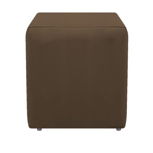 PUFF PUF PUFE LUXO DADO QUADRADO GIVEN SUEDE MARROM - TF | MadeiraMadeira