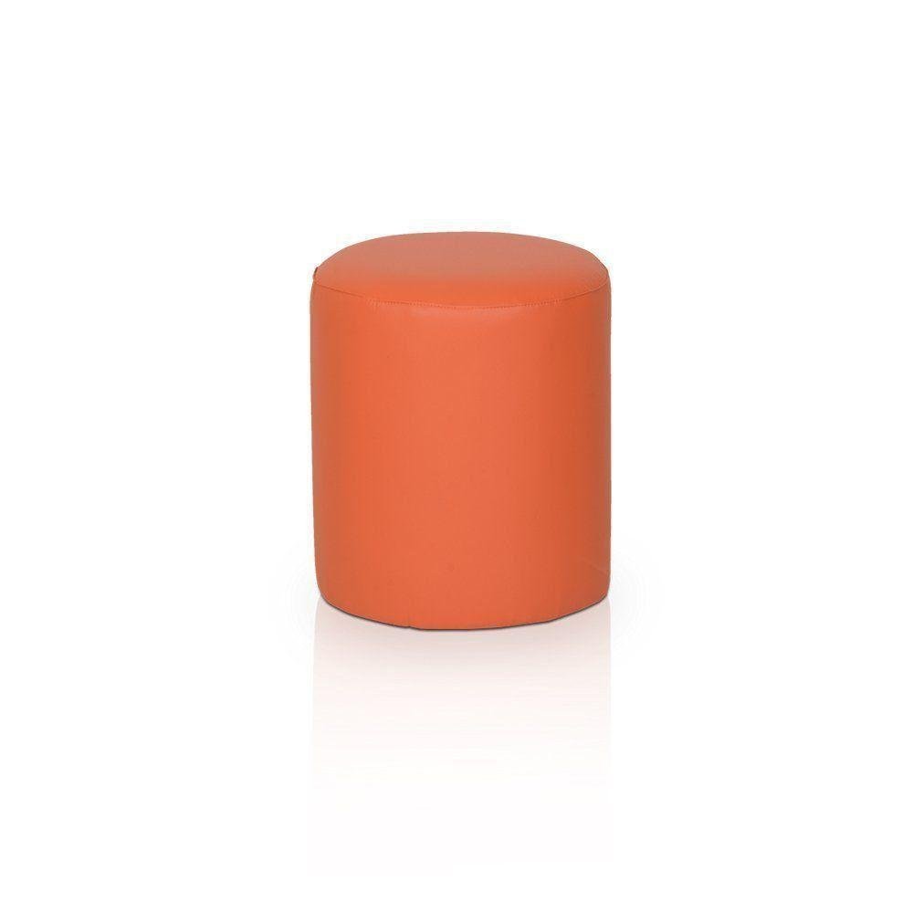 Puff Round Nobre Laranja Stay Puff | MadeiraMadeira