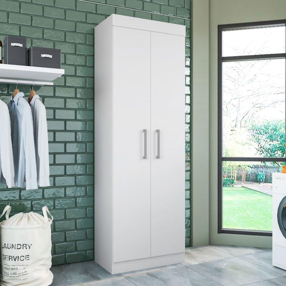 Armário Multiuso Tóquio 2 Portas Branco Brilho | MadeiraMadeira