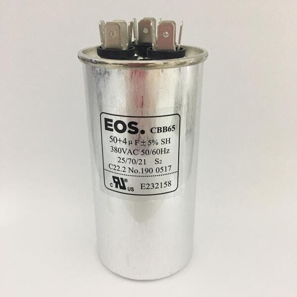 Capacitor 50+4 MFD 380V 50/60Hz | MadeiraMadeira