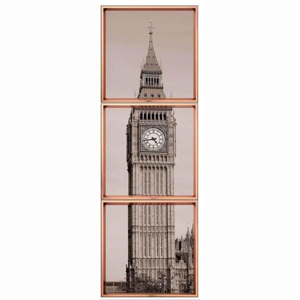 Kit de Quadros Decorativos Big Ben em Londres Kit com 3 Quadros de ...
