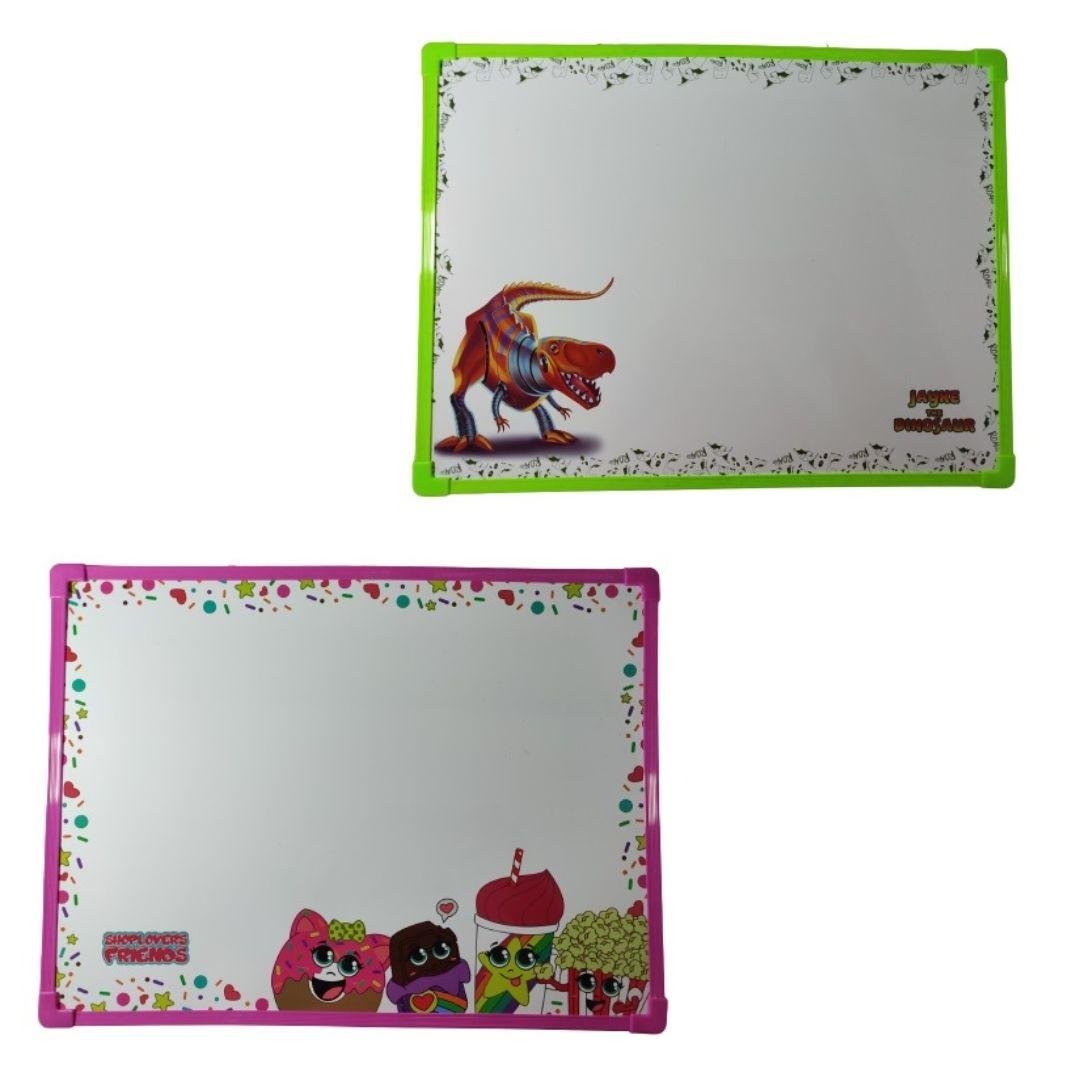 Lousa infantil Magnética Branca c/ 7 Peças 30x40cm Win Paper Lousa ...