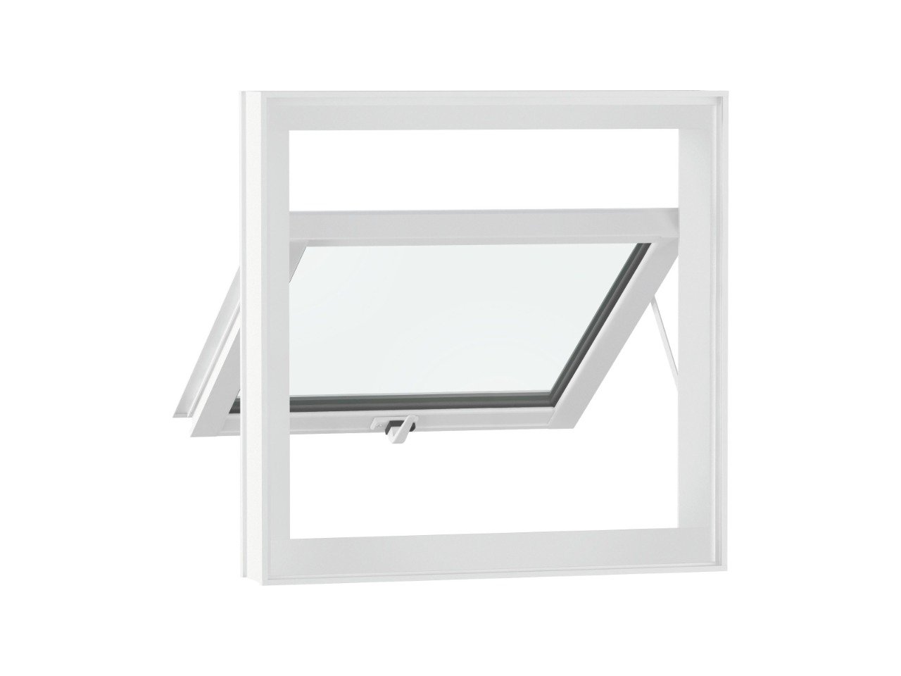 Vitrô Max-Ar Sem Grade Vidro Mini Boreal 80x60 Alumínio Branco ...