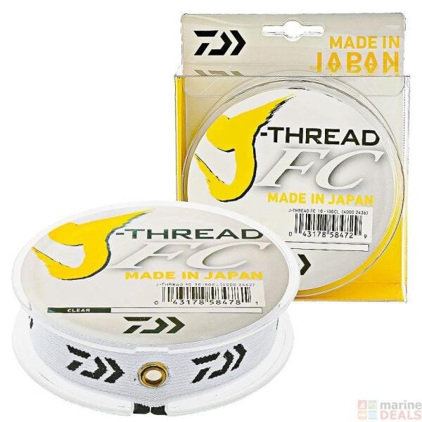 Linha Daiwa J-Thread FC Leader 100% Fluorocarbon - 60 libras ...