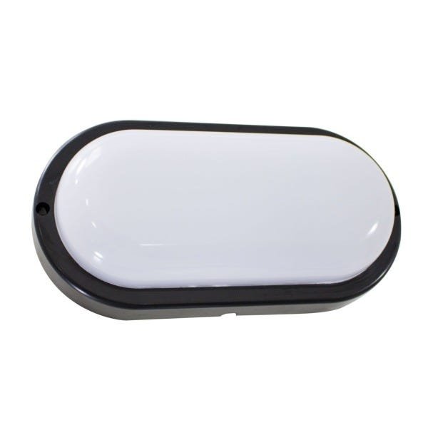 Arandela tartaruga LED 12W Preta luminária externa 3000k Branco Quente bivolt ST607 | MadeiraMadeira