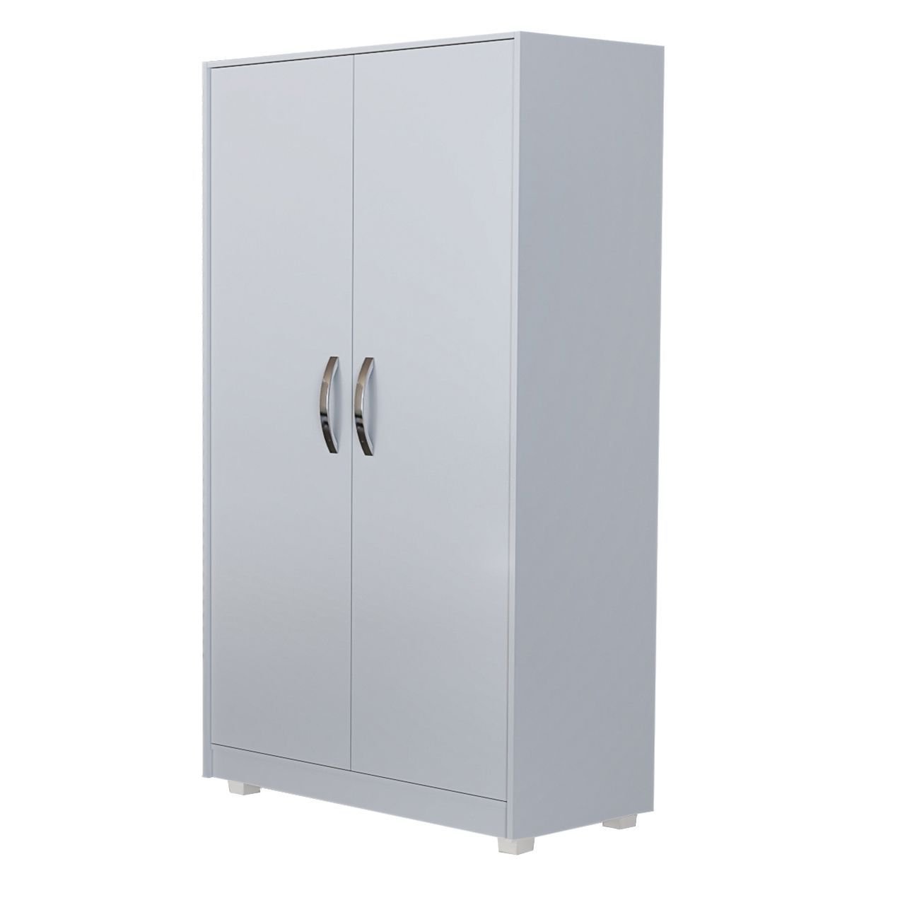 Guarda-roupa Compacto 2 Portas Pequeno Quarto Solteiro:branco ...