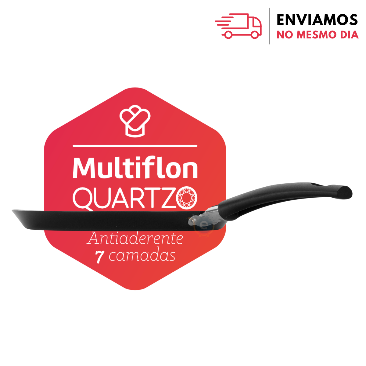 Crepeira Panquequeira Tapioqueira Induct+ Multiflon 22cm Antiaderente ...