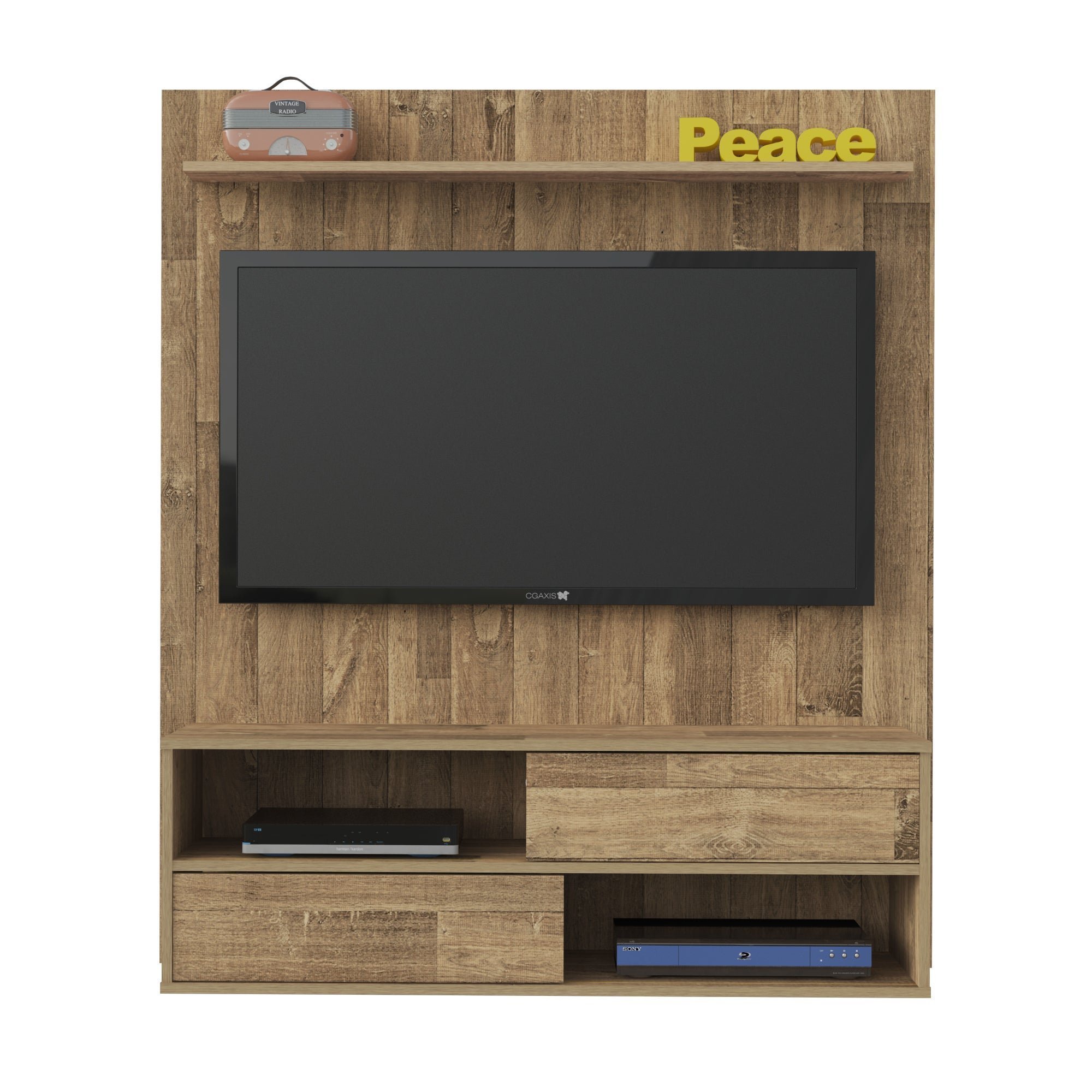 Painel para TV até 47 Polegadas com Nicho 2 Portas Dallas Artely ...