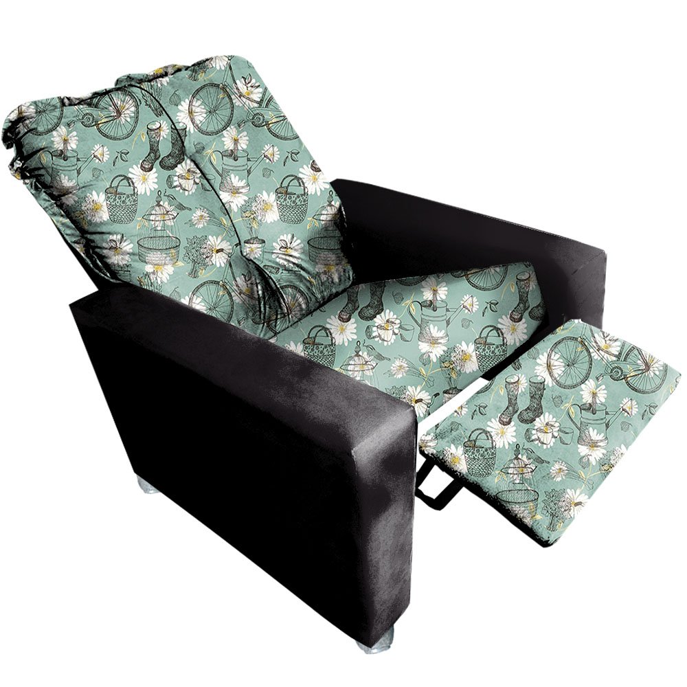 Poltrona Reclinavel Do Papai Miami Floral Bike | MadeiraMadeira