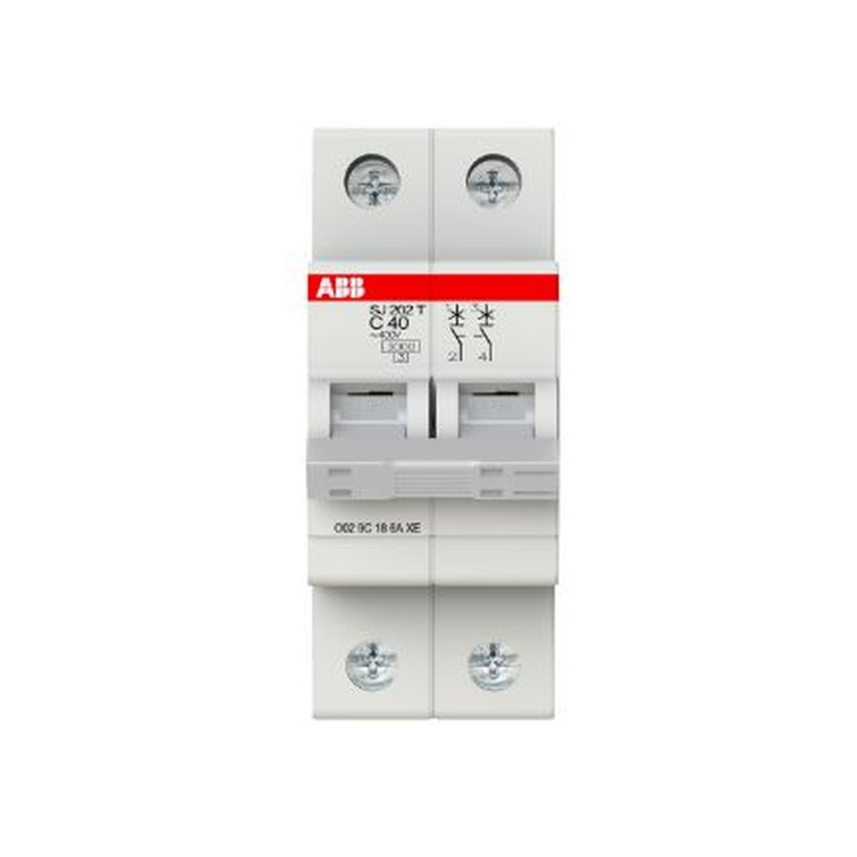 Disjuntor Mini Bipolar 16a Sj202t-c16 2taz144200r0164 Abb | MadeiraMadeira