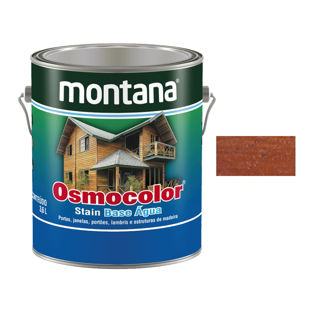 Osmocolor Stain Mogno 3,6l Montana Madeira Base Agua | MadeiraMadeira
