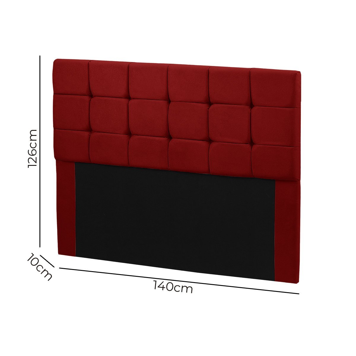 Cabeceira Estofada Julia 1,40 Casal Veludo - Shop das Cabeceiras ...