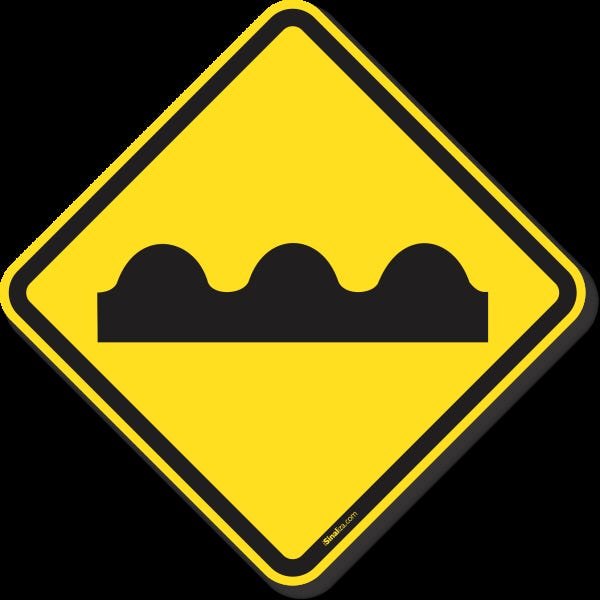 PLACA PISTA IRREGULAR A-17 RESOLUÇÃO CONTRAN Nº 243 06/2007 ...